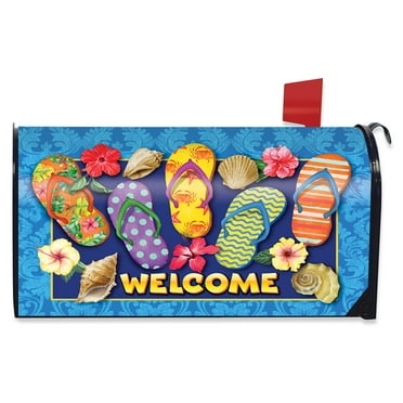 Sunshine Barn Summer Magnetic Mailbox Cover Farm Standard Briarwood ...