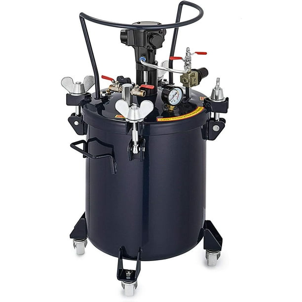 INTSUPERMAI Paint Pressure Mixing Bucket Paint Agitator Pot Tank 5 ...