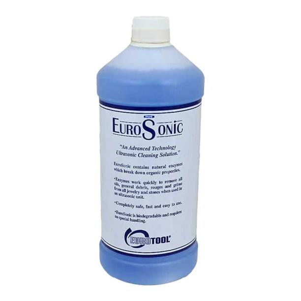 Eurosonic Concentrate Cleaner, 1/2 Pint Jewelry Metal Stones Ultra ...