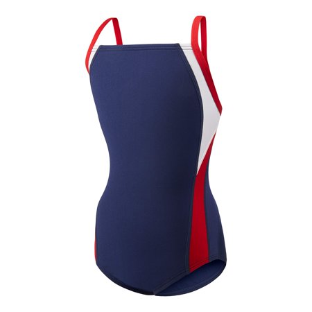 Speedo Girls' Swimsuit - Launch Splice Cross Back Endurance | Walmart ...
