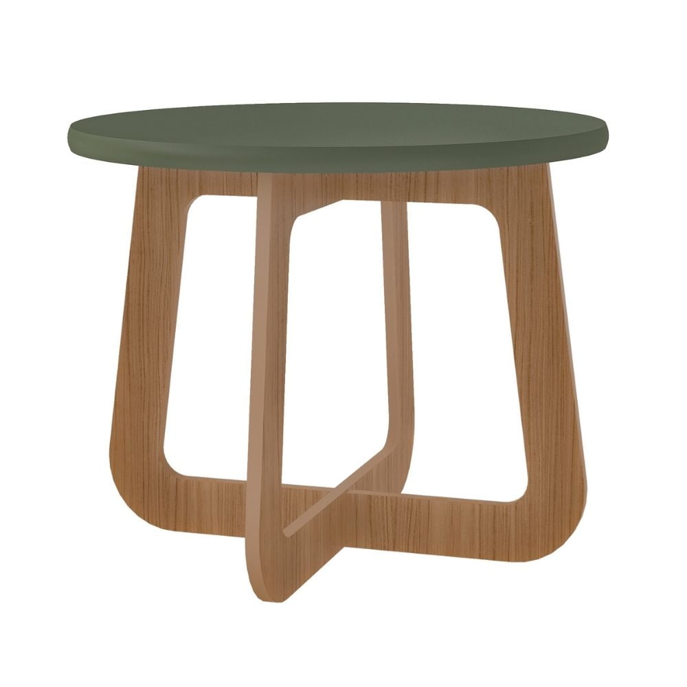 Mesa Centro Bertolini Jasmin Verde Roble MDF | Bodega Aurrera en línea