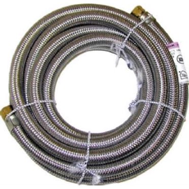 Fluidmaster 12IM72 Braided Stainless Steel Ice Maker Connector, 1/4 ...