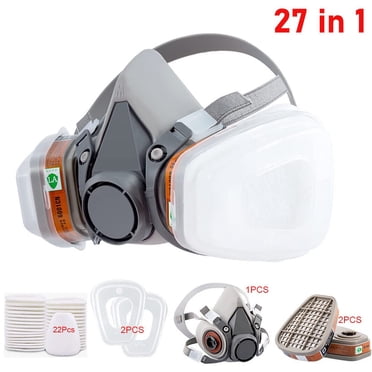NASUM M301 Half Facepiece Respirator, Reusable Sanding & Painting Mask ...