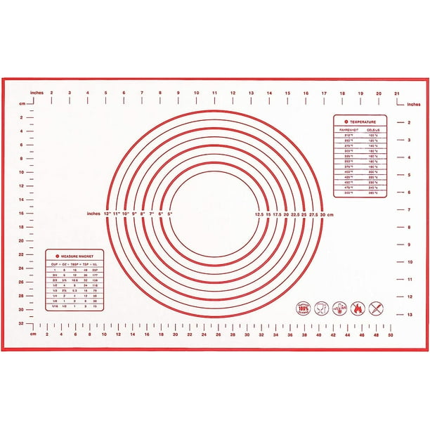 Silicone Pastry Mat, Fondant Mat, Pizza Mat, Spring Roll Pastry Mat ...