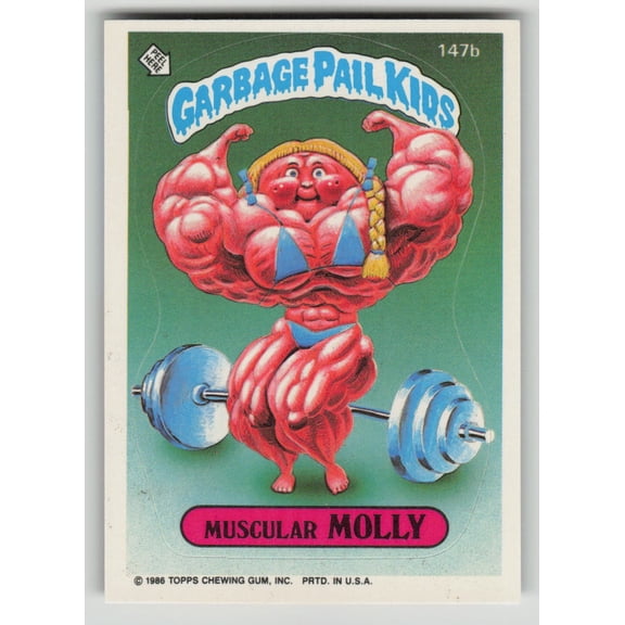 1986 Topps Garbage Pail Kids Series 4 Sticker #147b - Walmart.com