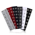 6PCS High Elasticity Punk Hair Metal Studs Design Headband Fashionable ...