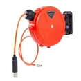 Retractable Extension Cord Reel - 33ft Hose Reel Retractable Automatic ...