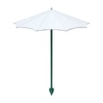 10.4×13.4in ABS Mini Plant Umbrella, Durable Garden Parasol for Potted ...