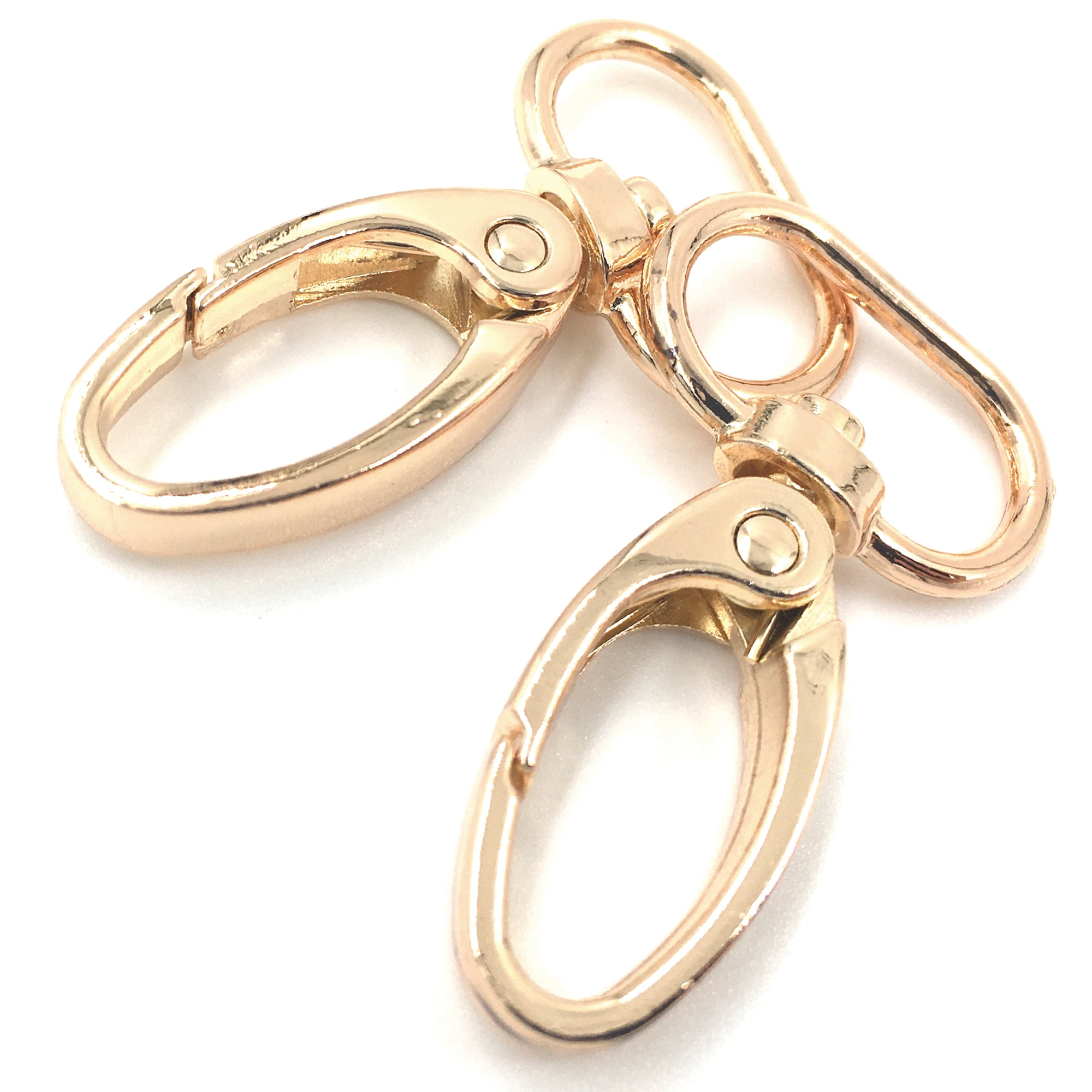 Loooontye 10 Pcs 3/4 inch Oval Ring Lobster Clasp Claw Swivel for Strap ...