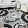 Handcraft Rugs-Swirls/Circles/Spiral Modern Contemporary abstrac tHand ...