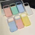 Candy Color Clear Shockproof Phone Case for iPhone (Blue,iPhone 16 ...