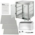 Ktaxon 800W 110V 3-Tier Commercial Food Warmer Display Case for Pizza ...