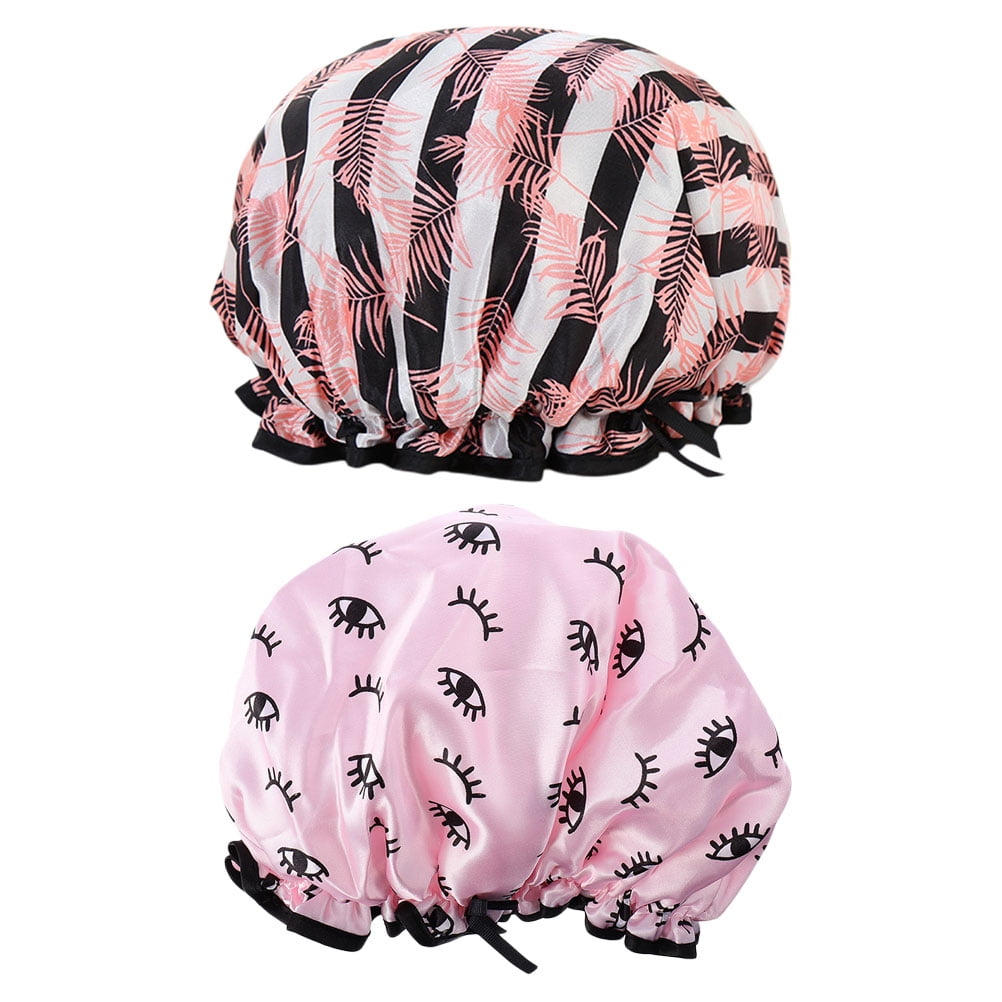 Click here for Miangastore 2pcs Waterproof Shower Hats Elastic Ba... prices