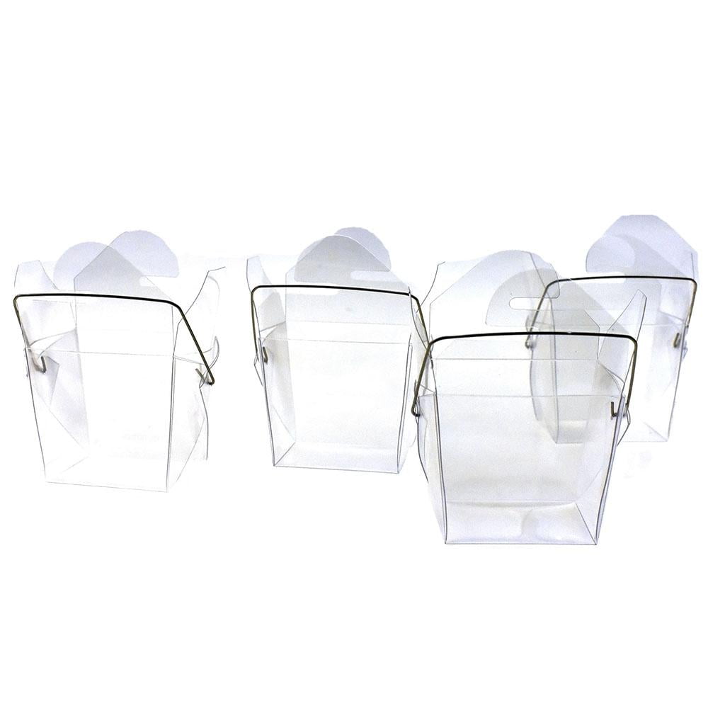Plastic Wired Take Out Boxes, Clear, 2-3/4-Inch, 12-Count - Walmart.com