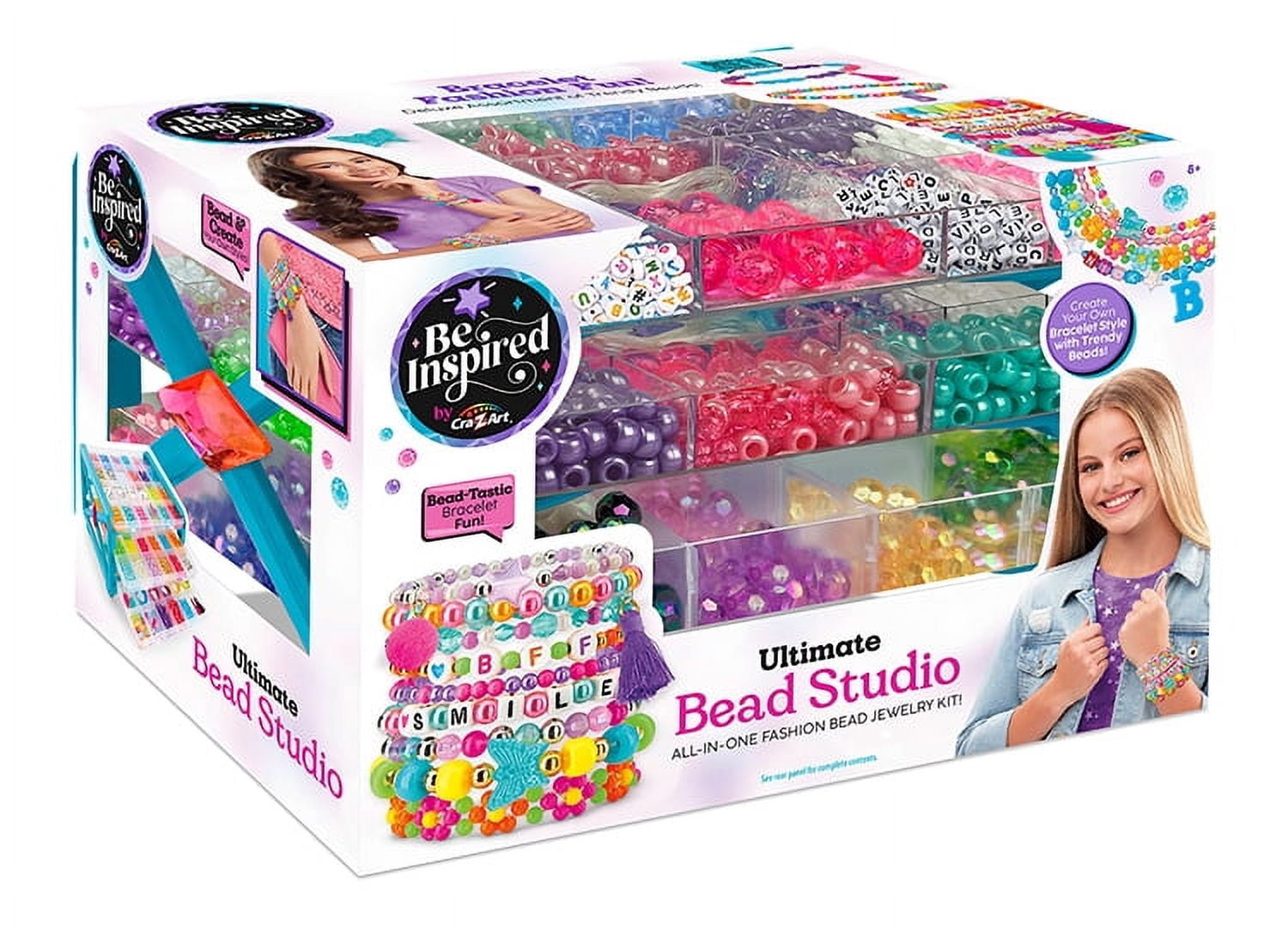 BE INSPIRED Ultimate Bead Studio Kit with Storage. Unisex 8+, BE ...