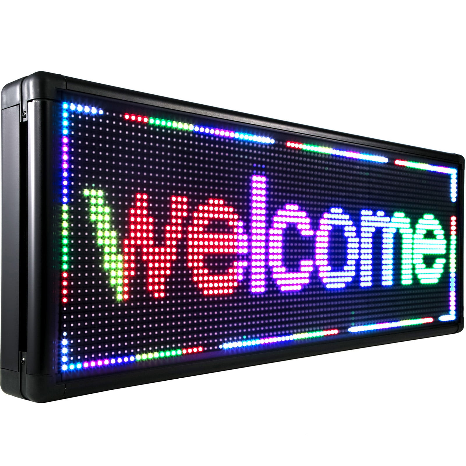 BENTISM Led Sign Led Scrolling Sign 40 x 15 inch Full Color Signs For ...