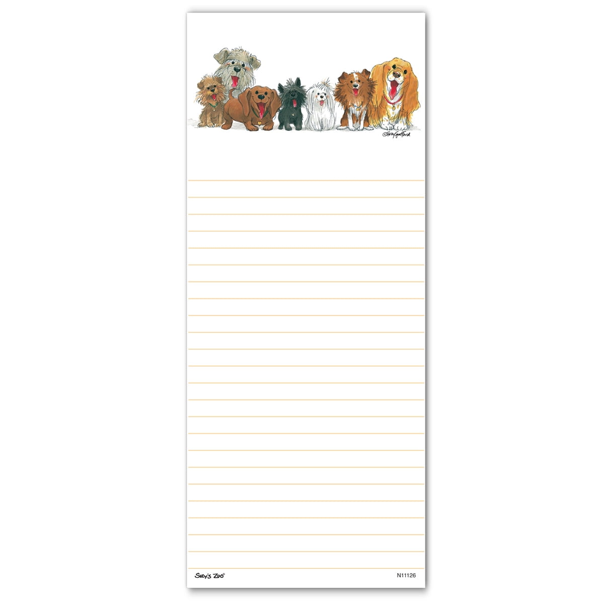 Suzy's Zoo Memo Note Pad, "Dogs of Duckport" 11126 - Walmart.com
