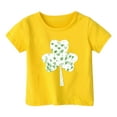 ChaoLingNeng Girls St. Patrick's Day Shirt Rainbow Cute Graphic Print ...