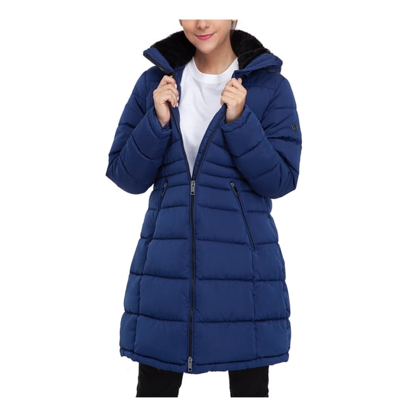 Rokka&Rolla Women's Heavy Long Winter Coat with Fleece Hood Parka ...