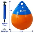 Boat Buoy Float, 12" Round, Small Mooring Buoy Ball, Anchor Ball, Dock ...