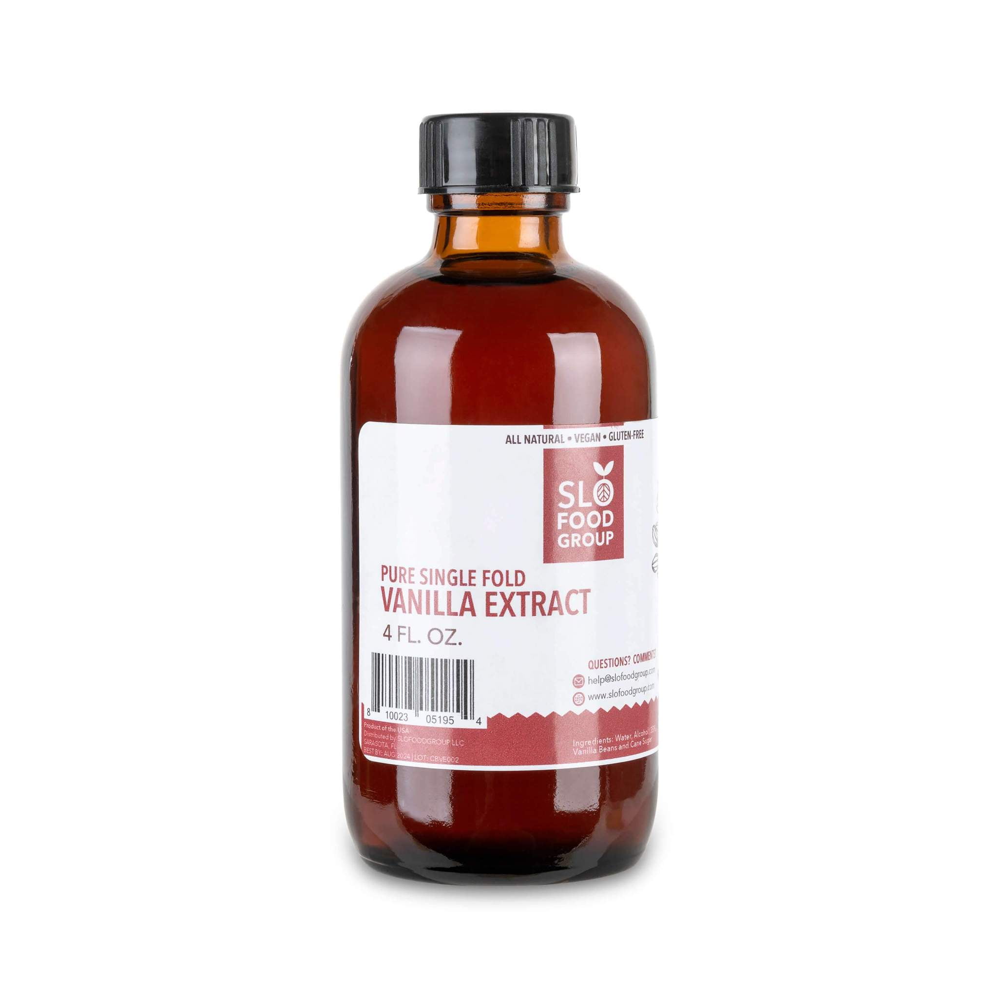 Slofoodgroup - Pure Vanilla Extract - 4 fl oz. - Made from Premium ...