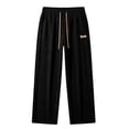 CIAKGIAF Mens Pants Textured Fashion Logo Pants, with Pockets Straight ...
