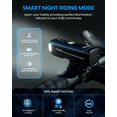 RAVEMEN 1400 Lumen Smart Bike Light Support Above and Inverted ...