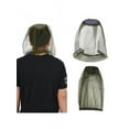 Popvcly Mosquito Head Net, Bug Face Netting for Hats, Extra Fine Mesh ...