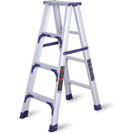 Step ladders Foldable Double Sided Folding Step Ladder 3/4/5 Step ...