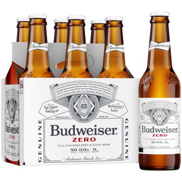 Heineken 0.0 Non-Alcoholic Beer, 6 Pack, 11.2 fl oz Bottles - Walmart.com