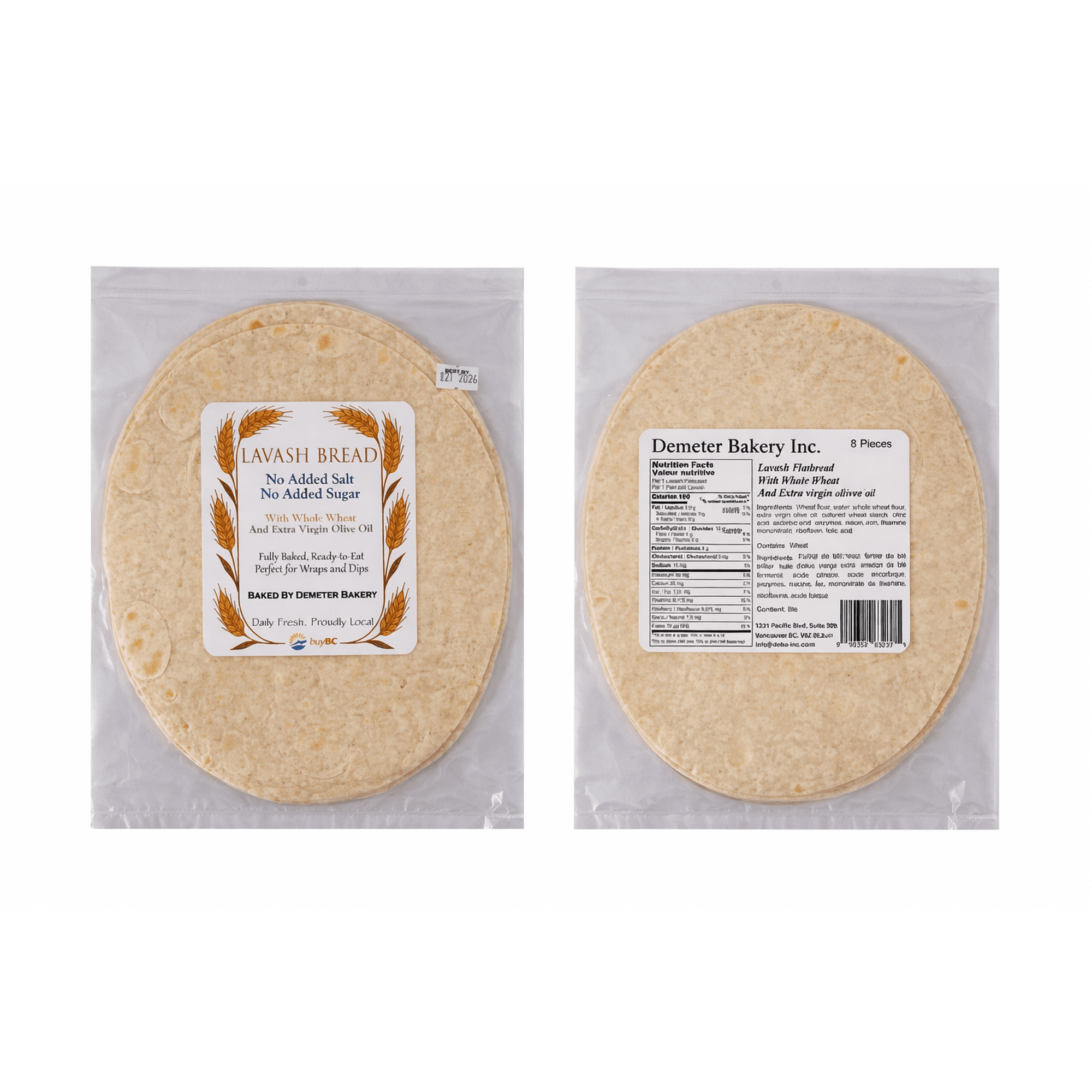 Click here for Demeter Bakery Lavash Flatbread Small prices