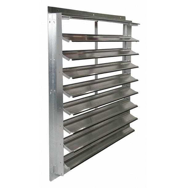 Dayton Exhaust Shutter,36 In,Aluminum 2FTX7 - Walmart.com