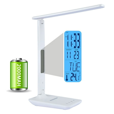 SICED LED Desk Lamp with USB Charging Port, Foldable LED Reading Light ...