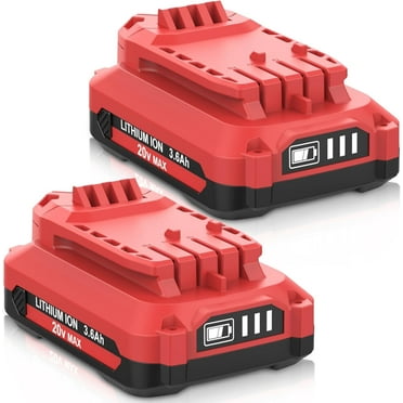Craftsman V20 20V 3.0Ah 2Pack Replacement Lithium Battery and Charger Kit for Power Tools ...