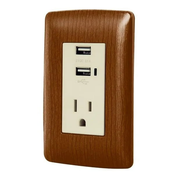 Contacto Usb Madera Italiana Voltech 49814 Voltech COUSB-IM | Bodega ...