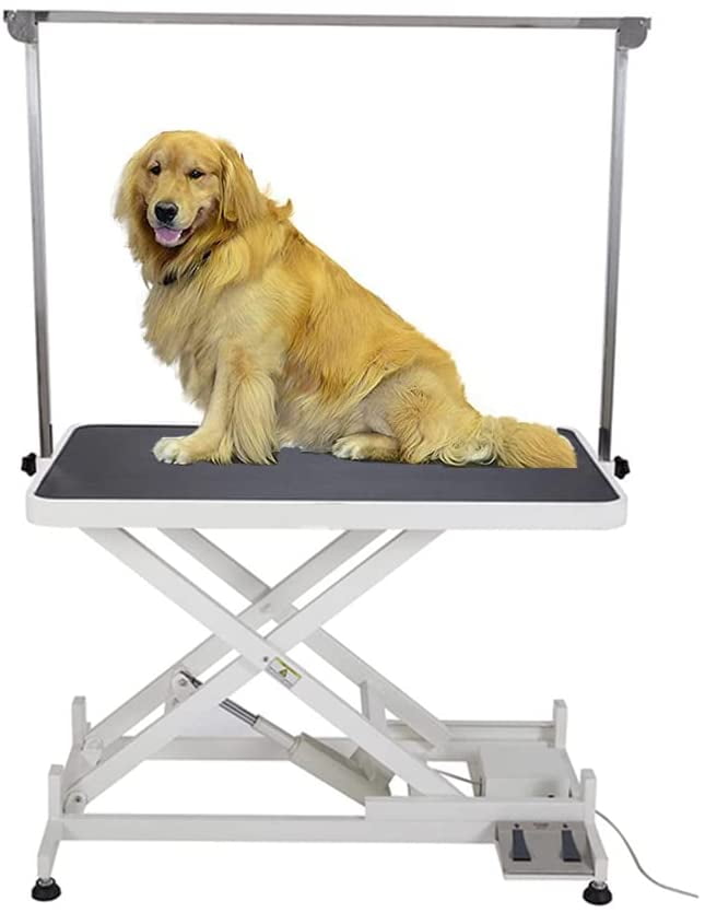 Electric Lifting Pet Gro Table, 8-35" Adjustable Height X-Lift Dog ...