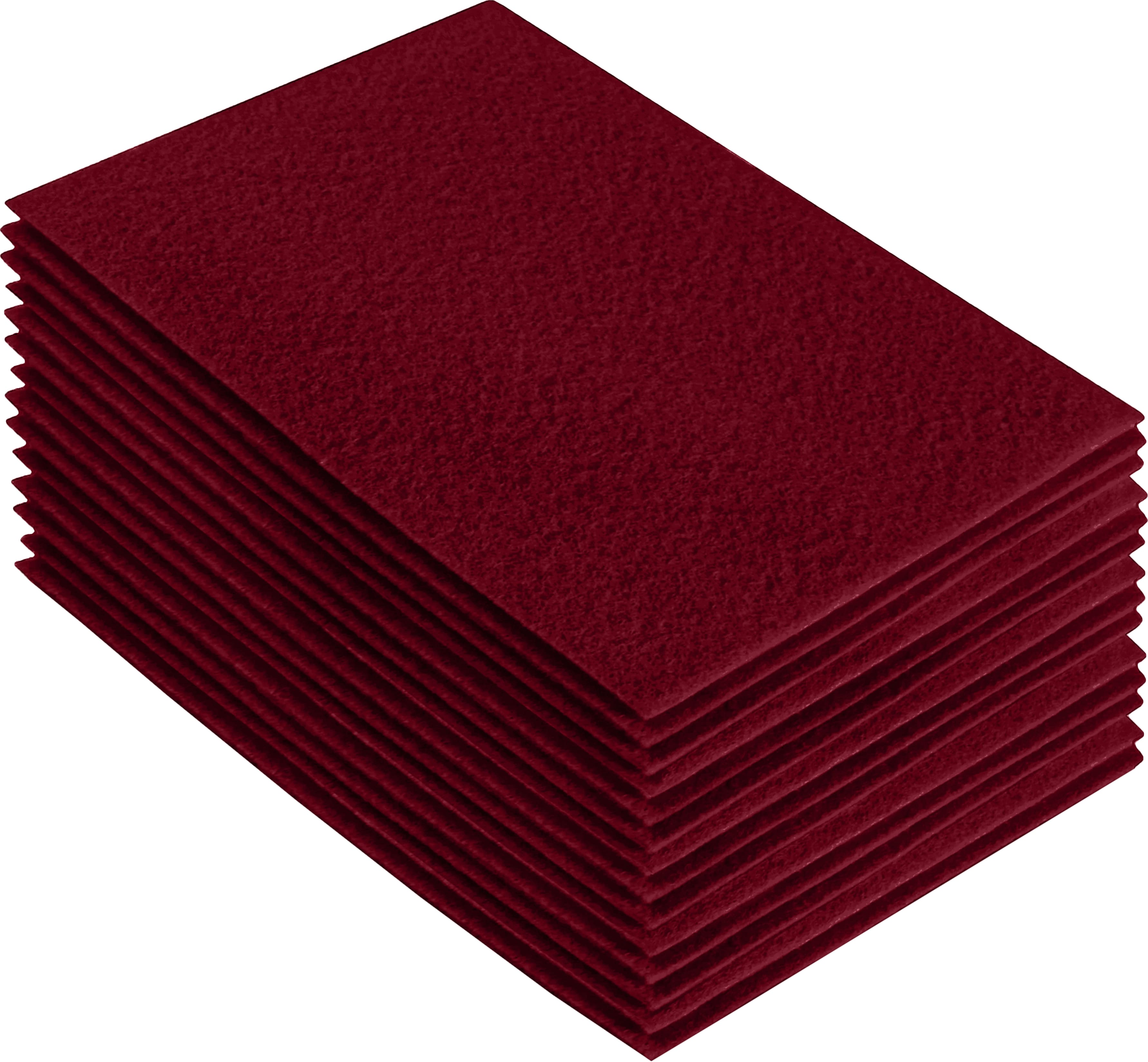 FabricLA Acrylic Felt Sheets for Crafts - Precut 9" X 12" Inches (20 cm ...