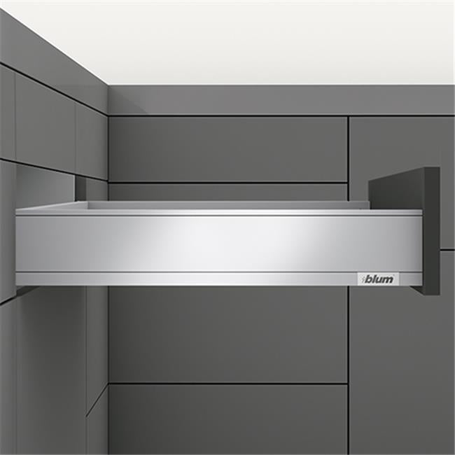 Blum B770M6002S OG Legra M-Height Drawer Profile, Gray - 24 in ...
