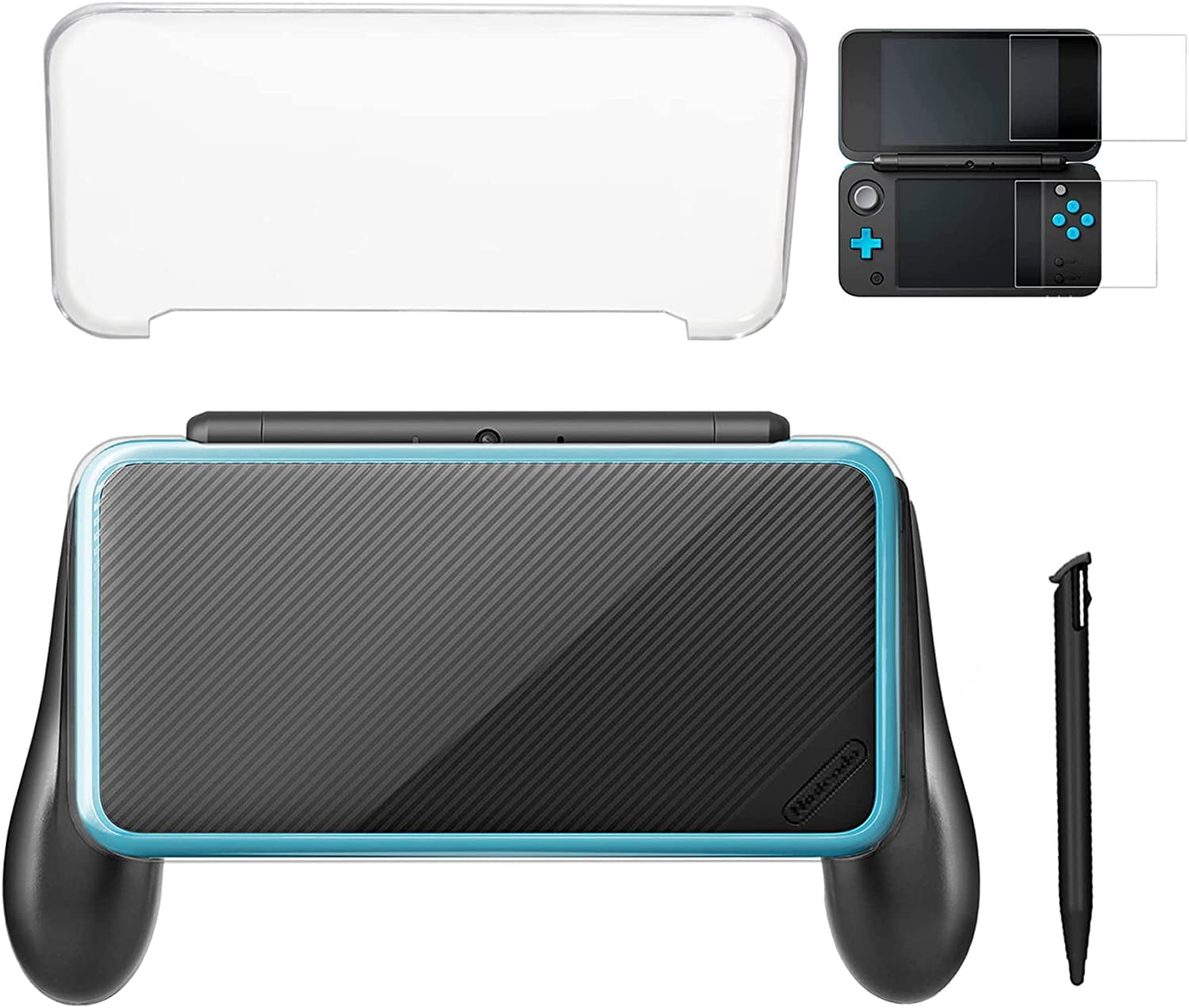 Hand Grip Case Bracket for Nintendo 2DS XL Handle Holder - Walmart.com