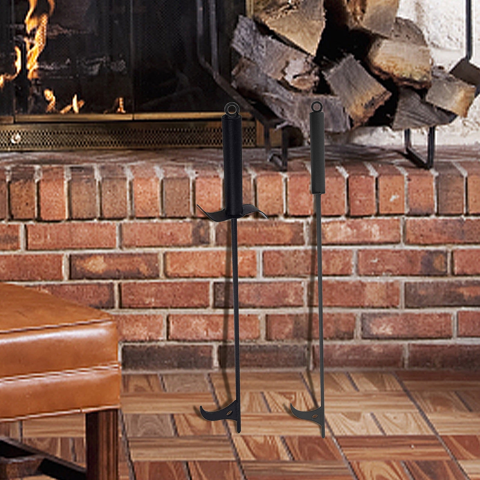 Click here for Iumwxz Led Lights Long Fireplace Poker Rust Black... prices