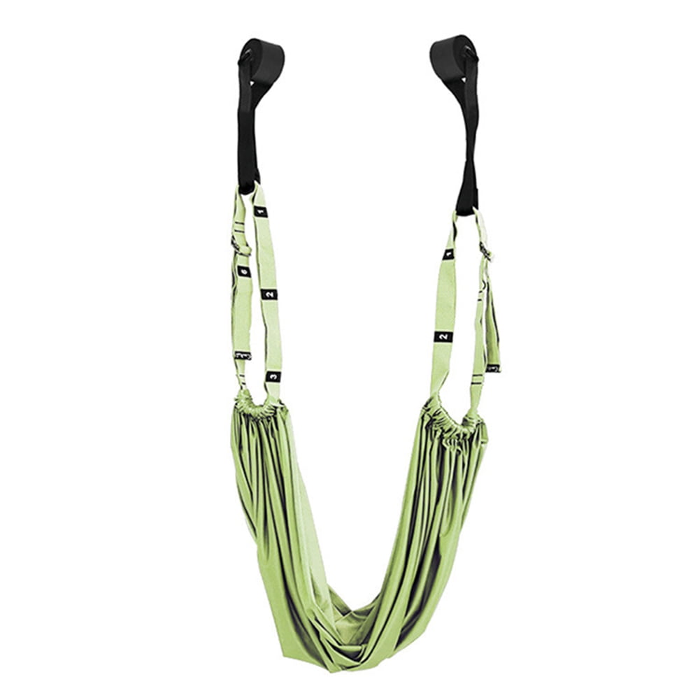Aerial Yoga Strap Rope Stretch Leg Splits Trainer Home Gym Belt (Green ...