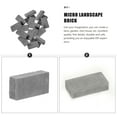 Grey Wall Bricks Model Brick Building Set 20pcs Miniature Bricks ...