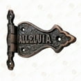 Bestwell Adonai Alleluia Cast Iron Hinges Engraved with Letters (5.4" 2 ...