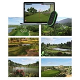 SLX MicroSim Home Golf Simulator by SwingLogic with 12-Month E6 Connect ...