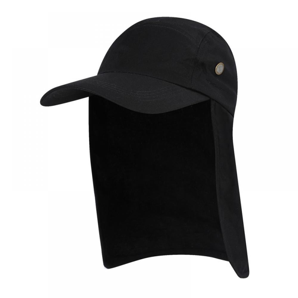 50+ UPF Fishing Cap with Ear Neck Flap Cover，Outdoor UV 360 Degree ...