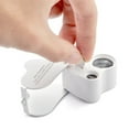 60X30 LED Lighted Magnifier Loop - Precision Jeweler's Eye Loupe for ...