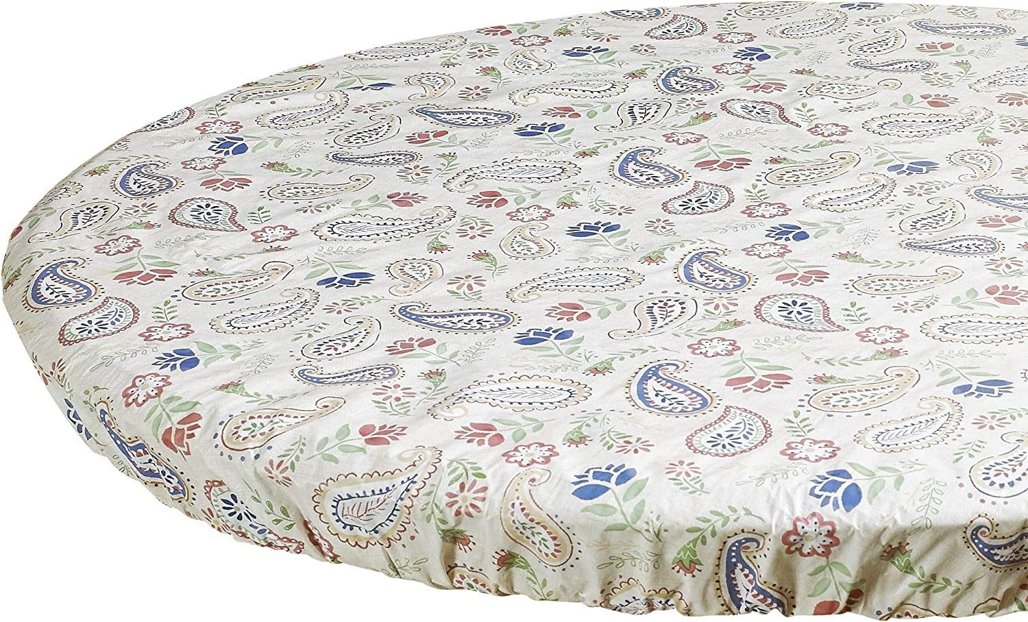 HomeCrate Paisley Heavyweight Vinyl Tablecloth, Small Round - Walmart.com