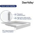 DeerValley DV-1SB0111 35"L x 35"W Single Threshold Shower Base in White ...