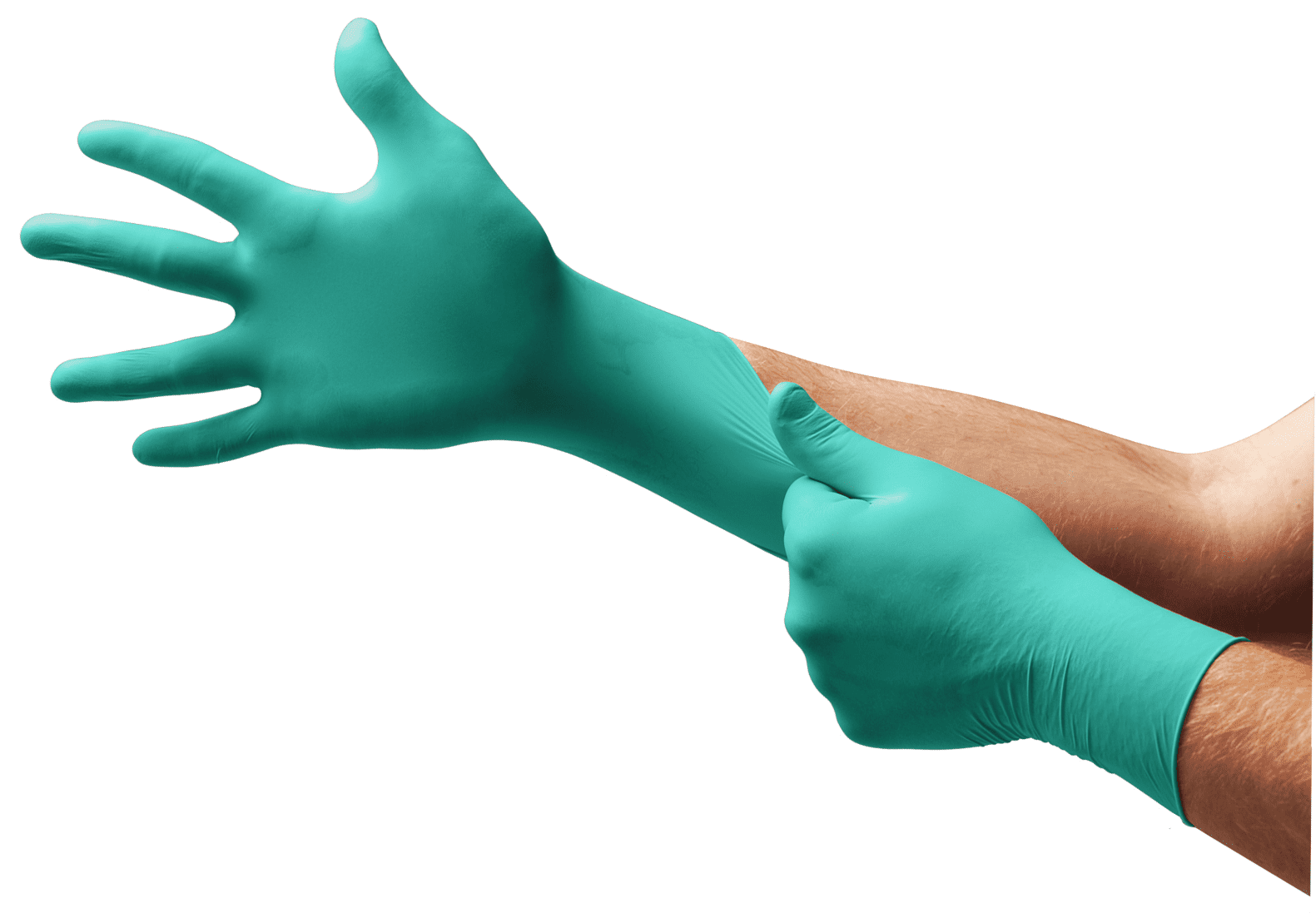Microflex 93-260 Nitrile and Neoprene Gloves - Disposable, Chemical ...