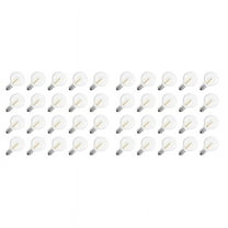 100 Pcs G40 LED Replacement Light Bulbs E12 Screw Base Shatterproof LED ...